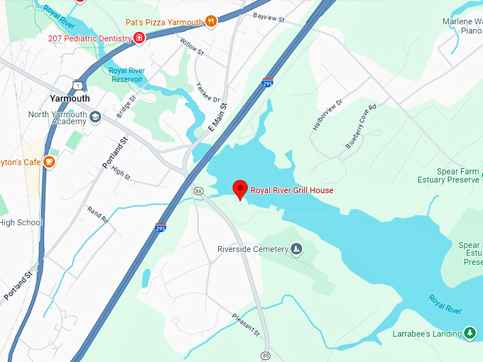 royal river grill house 10 map