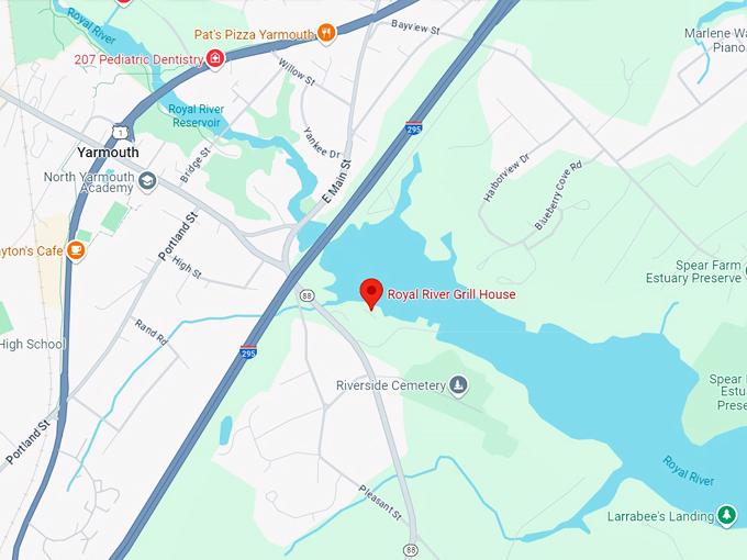 royal river grill house 10 map