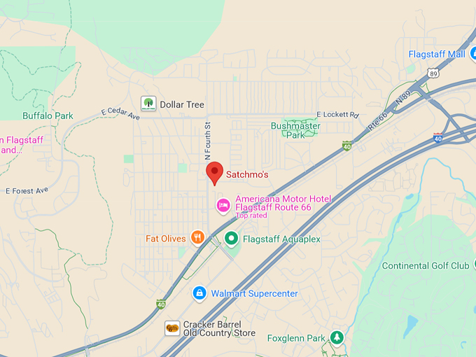 satchmo's cajun & bbq 10 map