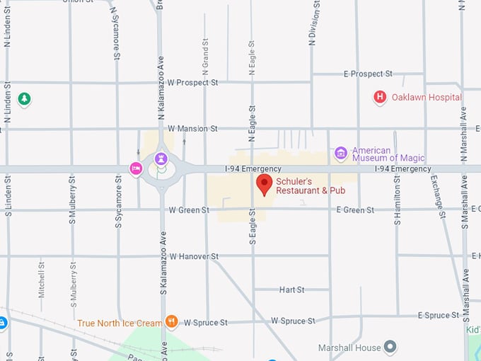 schuler's restaurant & pub 11 map