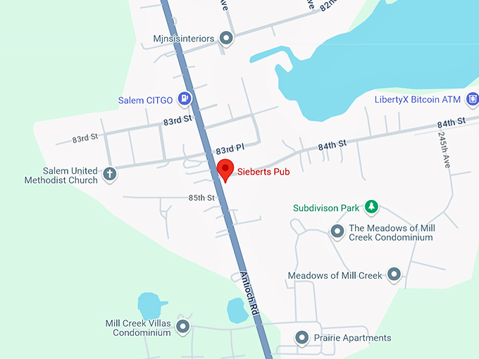 siebert's pub 10 map