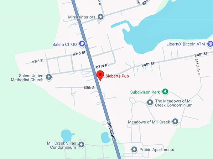 siebert's pub 10 map