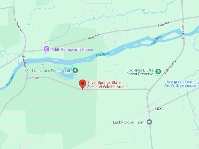 silver springs state fish and wildlife area 10 map