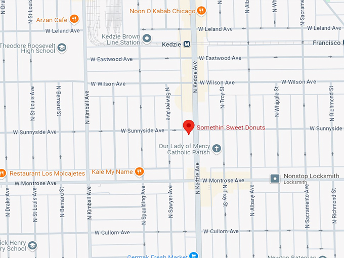 somethin' sweet donuts 10 map