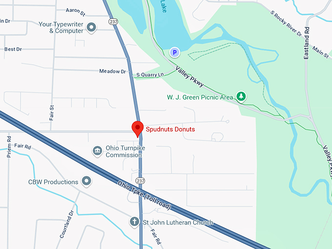 spudnuts donuts 10 map