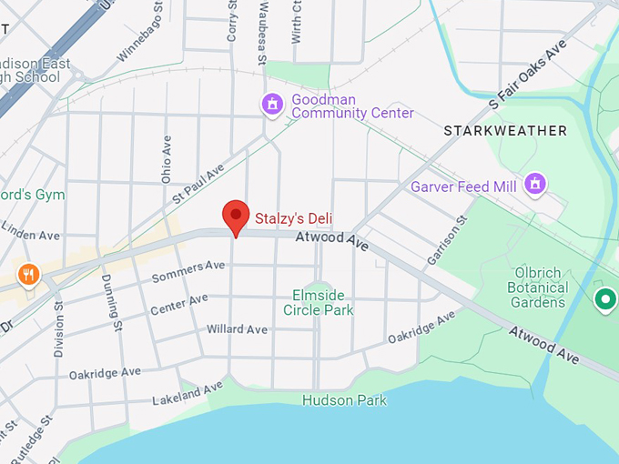 stalzy's deli 10 map