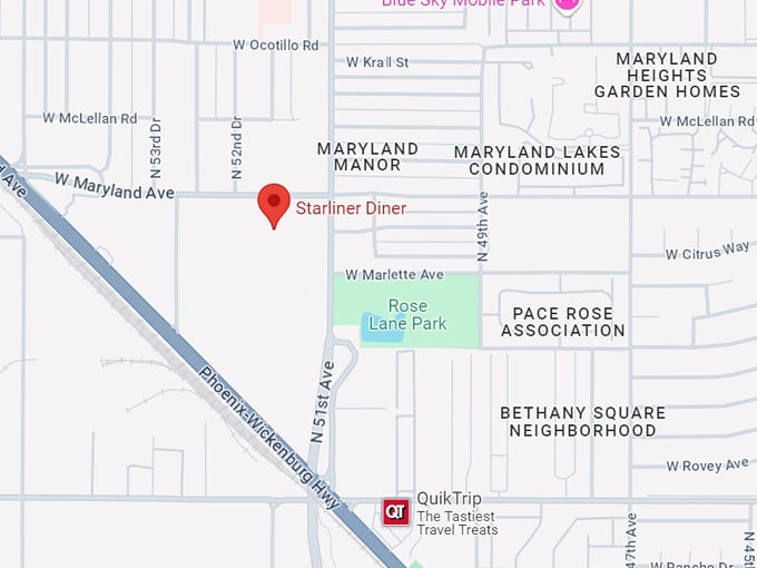 starliner diner 10 map