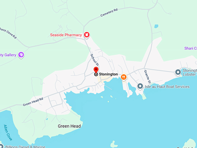 stonington, maine map