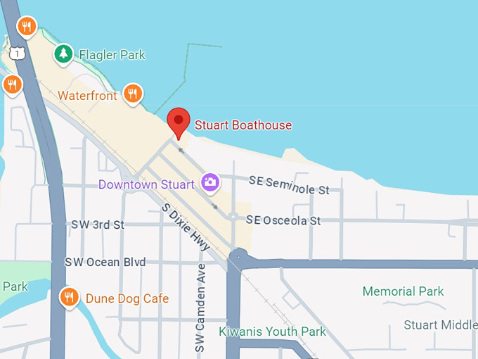stuart boathouse map