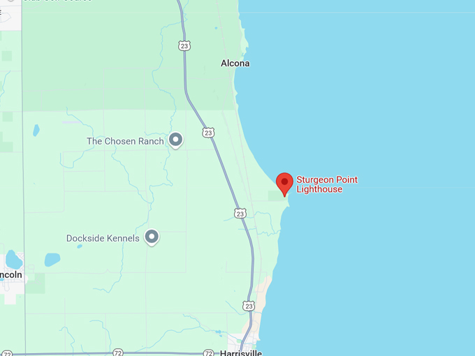 sturgeon point light station 10 map