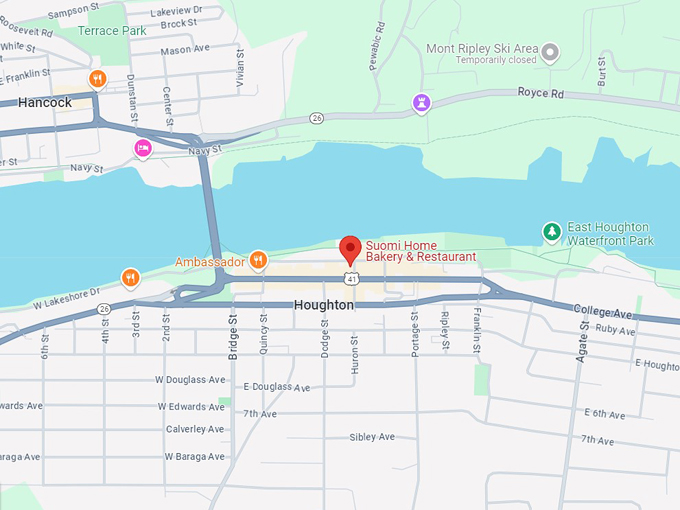 suomi home bakery & restaurant 10 map