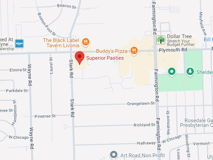 superior pasties 10 map