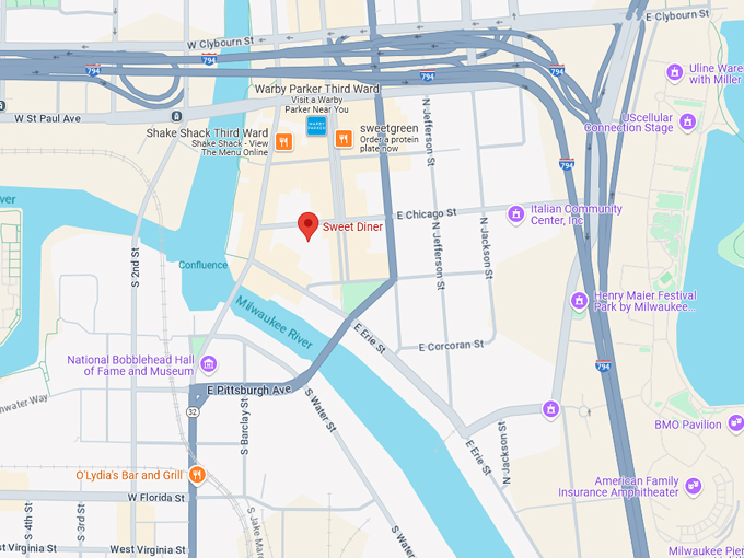 sweet diner 10 map