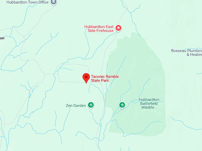 taconic ramble state park 10 map