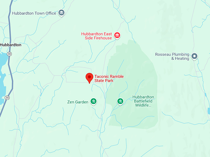taconic ramble state park 10 map