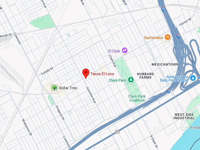 tacos el loco 10 map