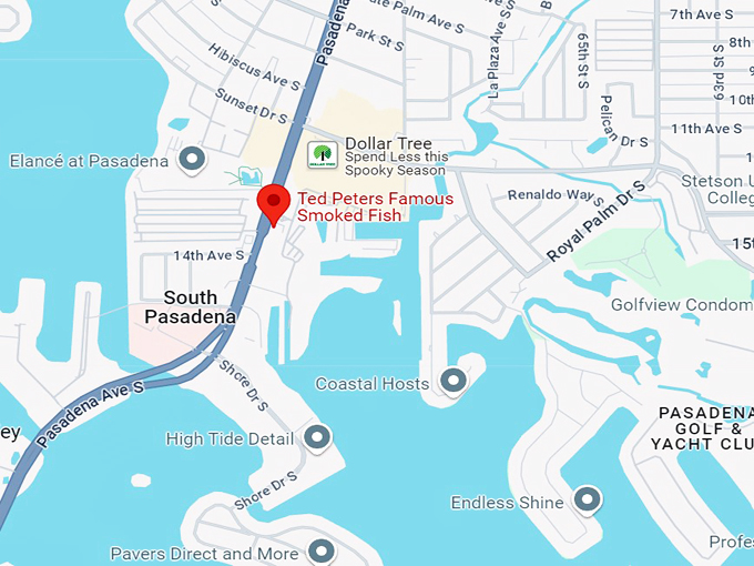 ted peters famous smoked fish 10 map