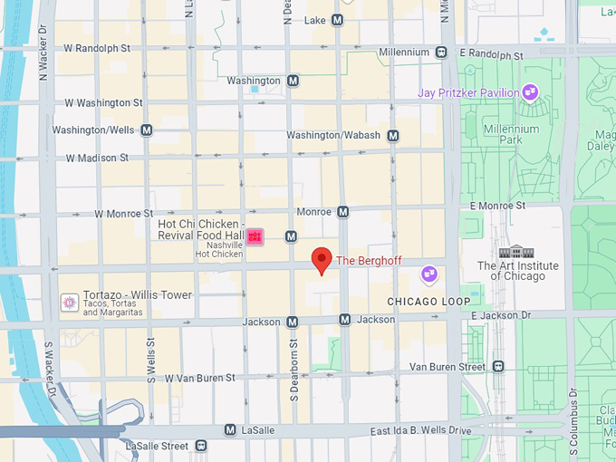 the berghoff restaurant map