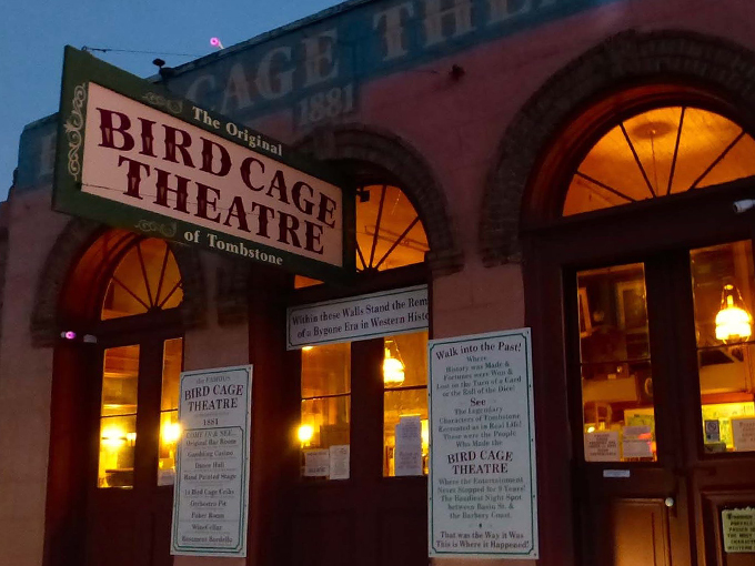 the birdcage theatre in tombstone, arizona 1
