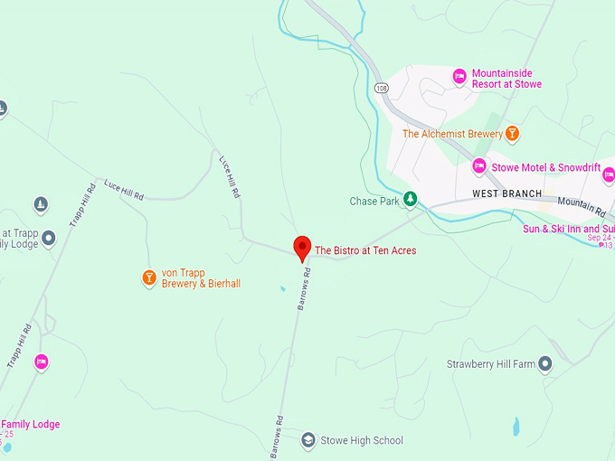 the bistro at ten acres 10 map