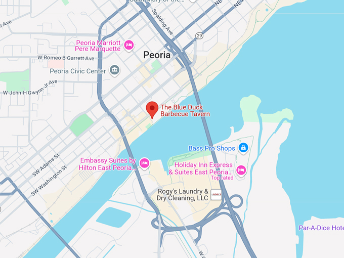 the blue duck barbecue tavern 10 map