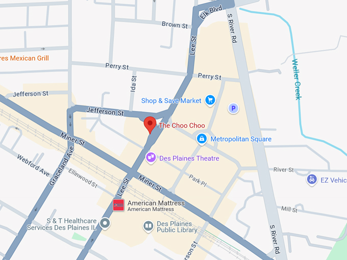 the choo choo 10 map