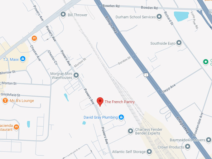 the french pantry map