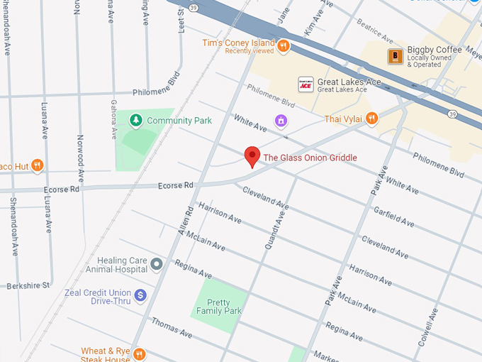 the glass onion griddle 10 map