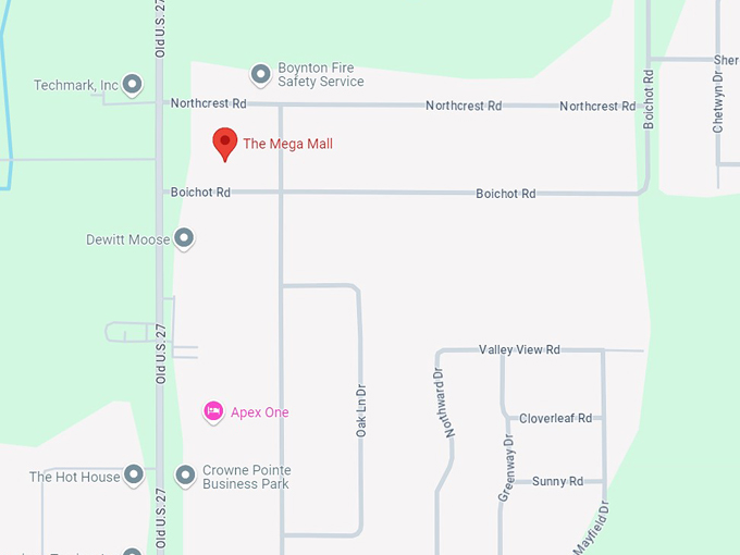 the mega mall 10 map