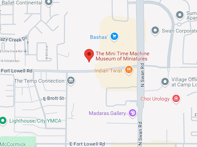 the mini time machine museum of miniatures 10 map