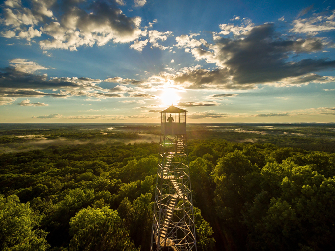 the mountain fire lookout tower 1