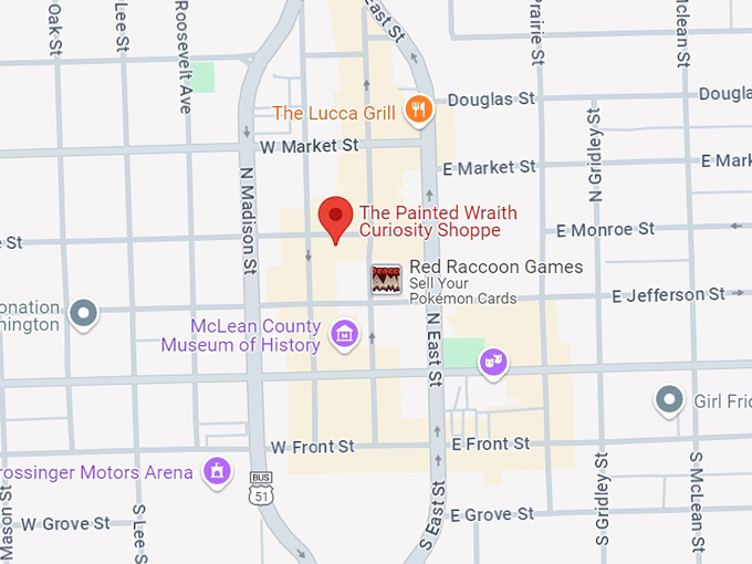 the painted wraith curiosity shoppe llc 10 map