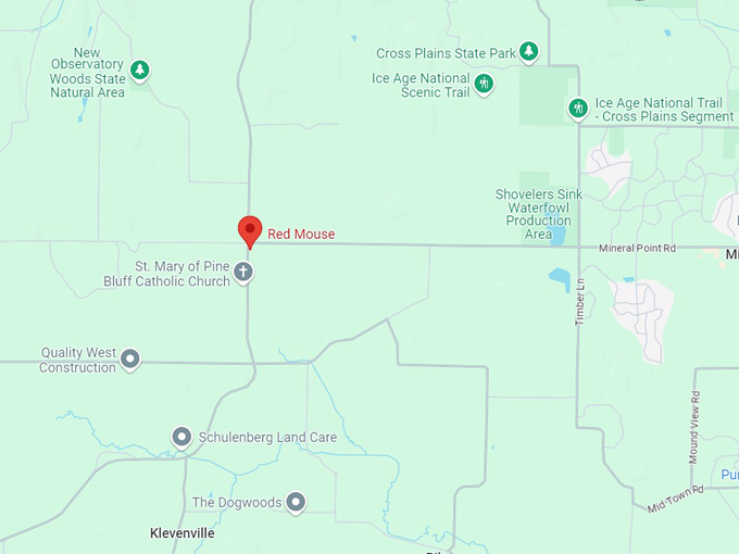 the red mouse bar 10 map