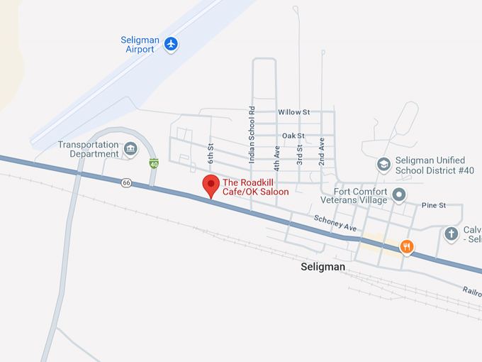 the roadkill cafe 10 map