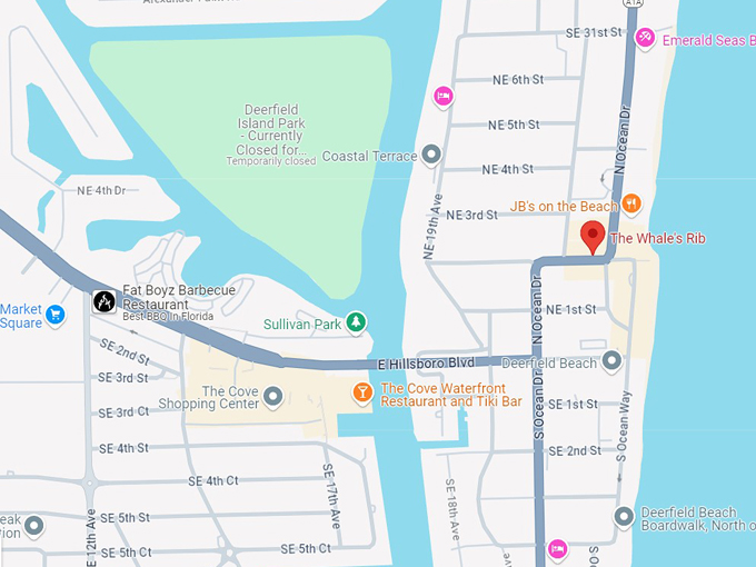 the whale's rib 10 map