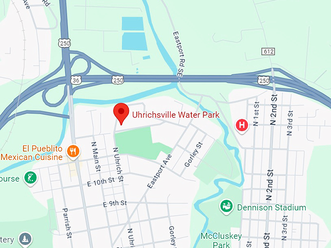 uhrichsville water park 10 map