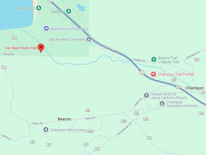 van riper state park 10 map