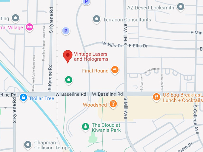 vintage lasers and holograms 10 map