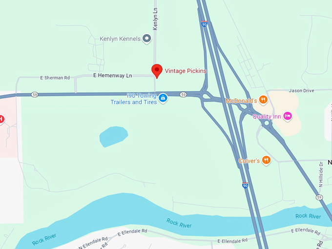 vintage pickins 10 map