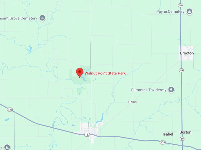 walnut point state park 10 map