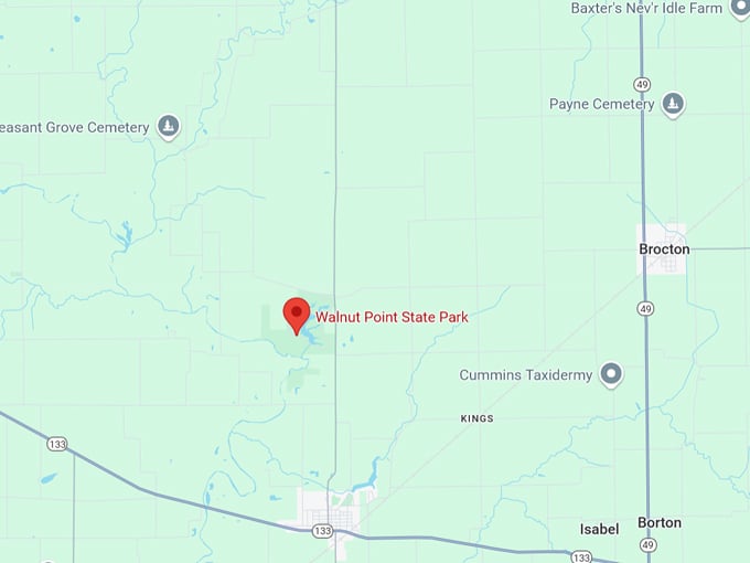 walnut point state park 10 map