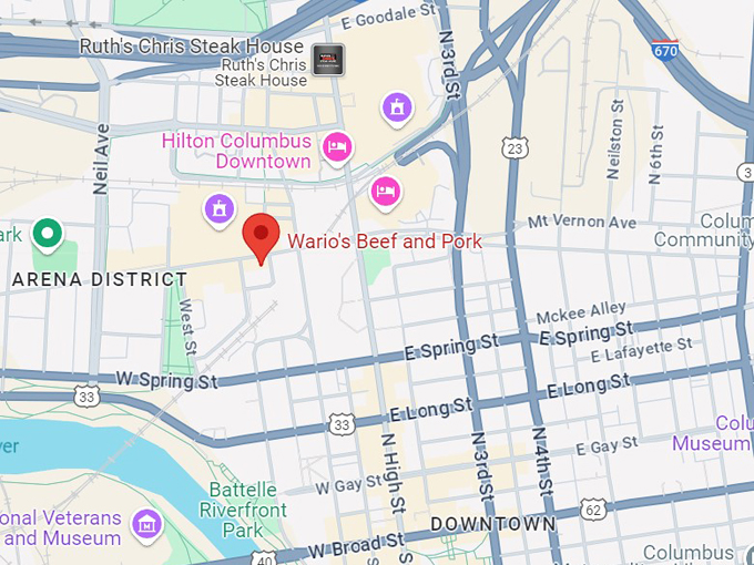 wario's beef and pork 10 map