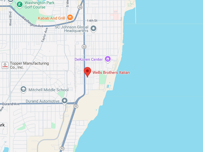 wells brothers italian restaurant 10 map