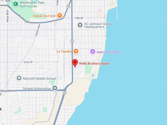 wells brothers italian restaurant 11 map