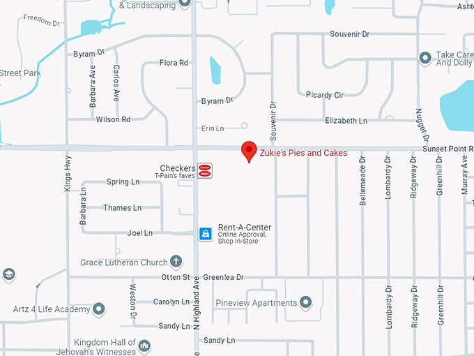 zukie's pies and cakes 10 map