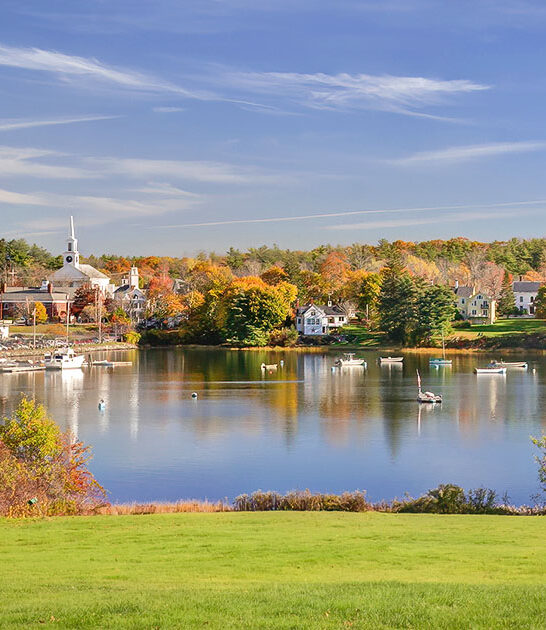 charming autumn town maine ftr