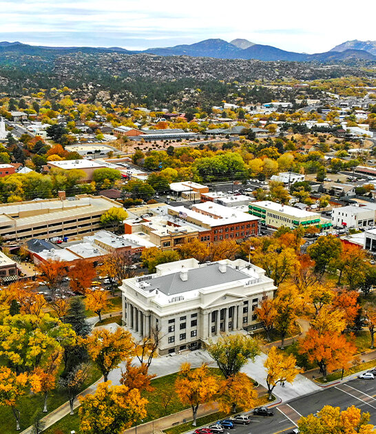 picturesque arizona autumn town ftr