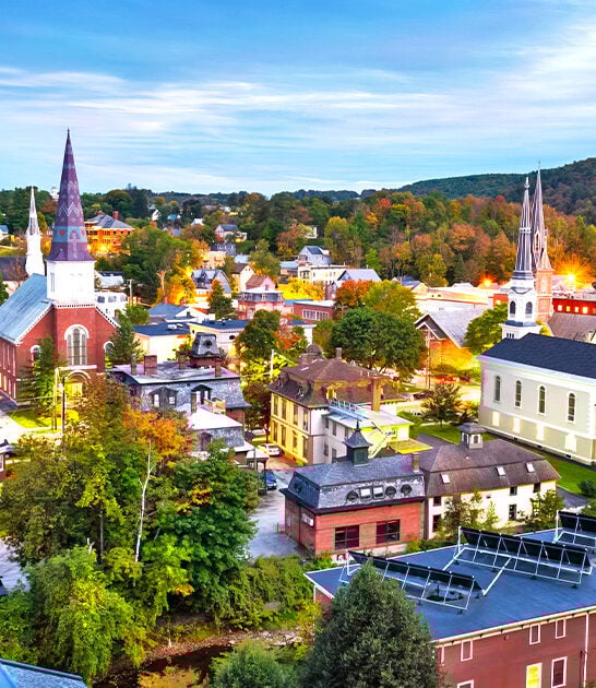 postcard worthy town vermont ftr
