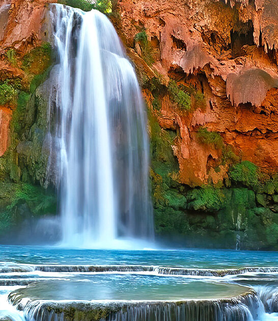 postcard worthy waterfall arizona ftr