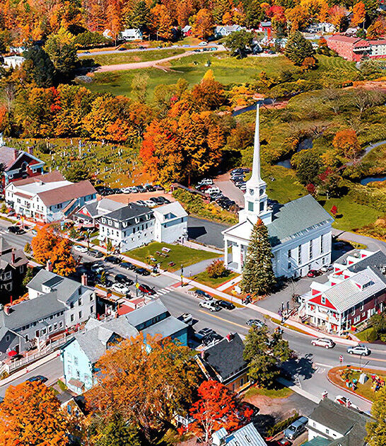 small town autumn vermont ftr
